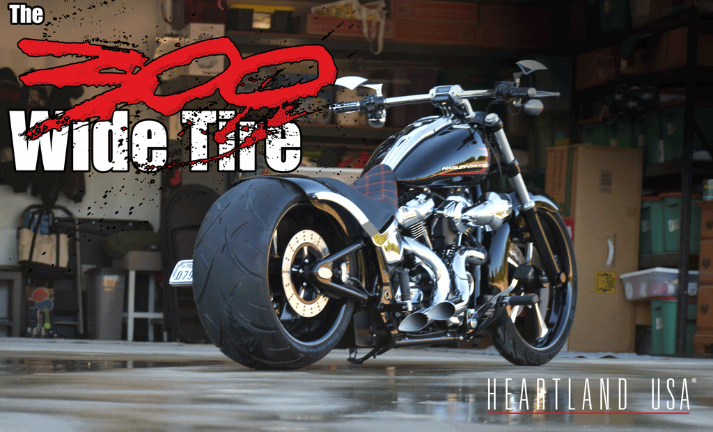 300 Rear Tire Conversion for Milwaukee-8® Breakout - Fatboy 2018 to Pr ...